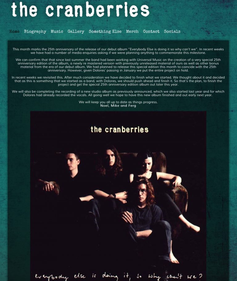 “Everybody Else Is Doing It…” special 25th anniversary edition album to ...