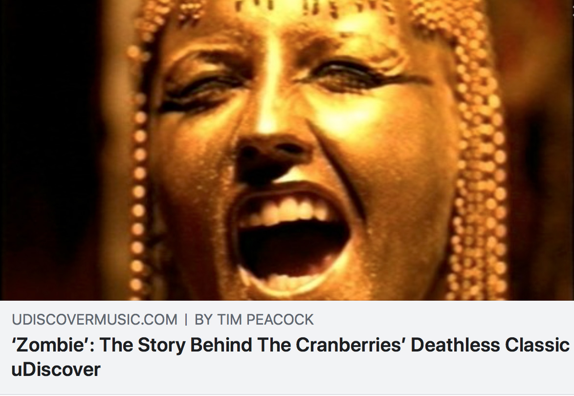 A few articles regarding Zombie’s one billion views | Cranberries World