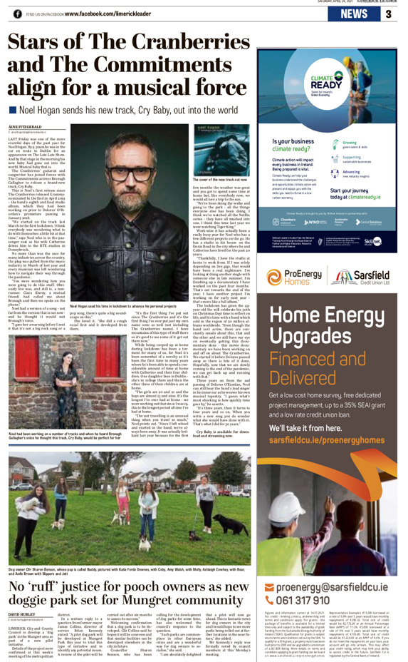 Limerick Leader “Stars of The Cranberries and The Commitments ...